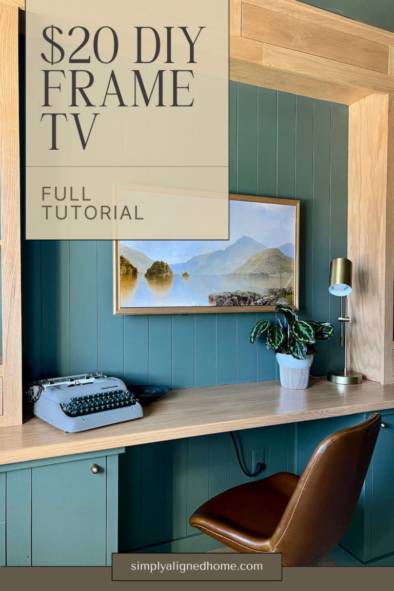 DIY Frame TV Tutorial - Under $20!